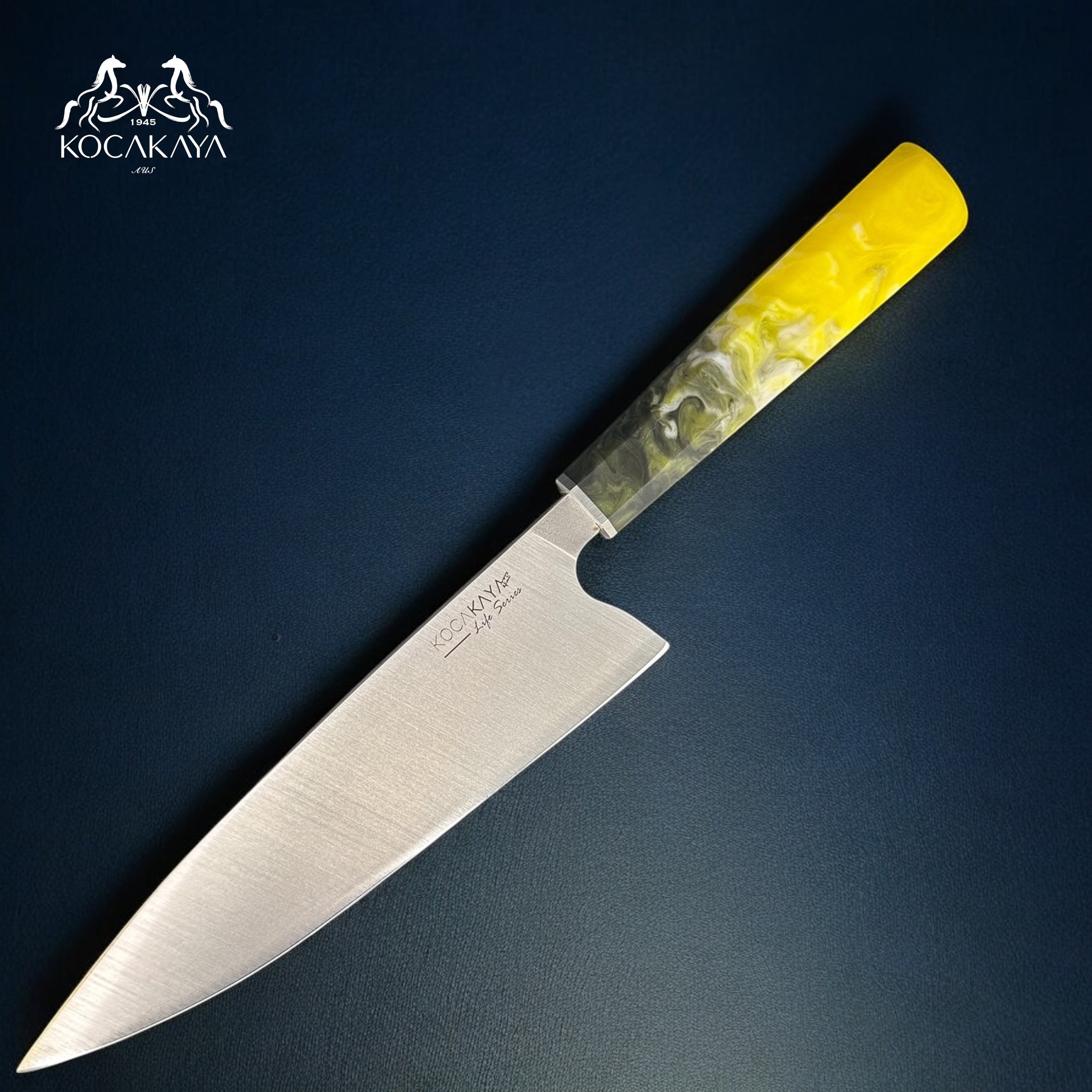 Gyuto Knife – Japanese Chef’s Knife Yellow | Kocakaya Knives Australia ...